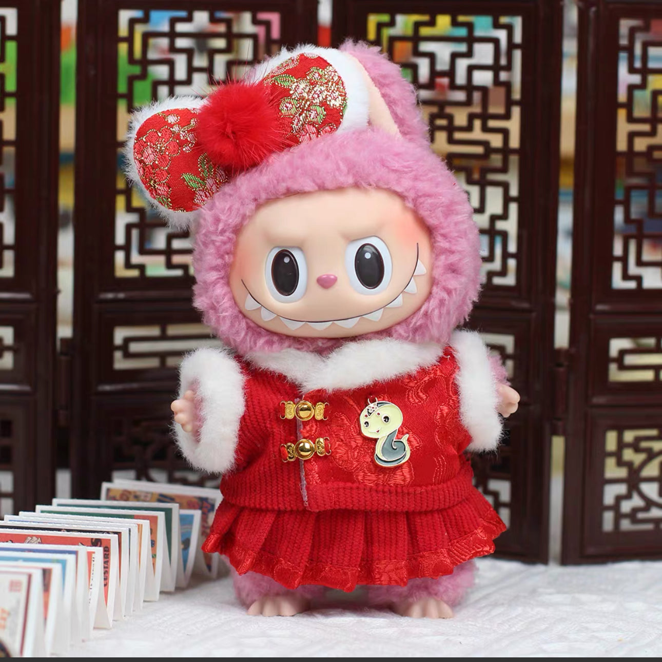 Labubu Traditional Chinese New Year Clothing(Handmade) – Pixiehouses